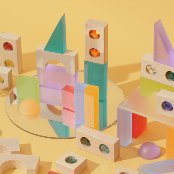 Treasure Blocks in a Velvet Bag | KEKA TOYS