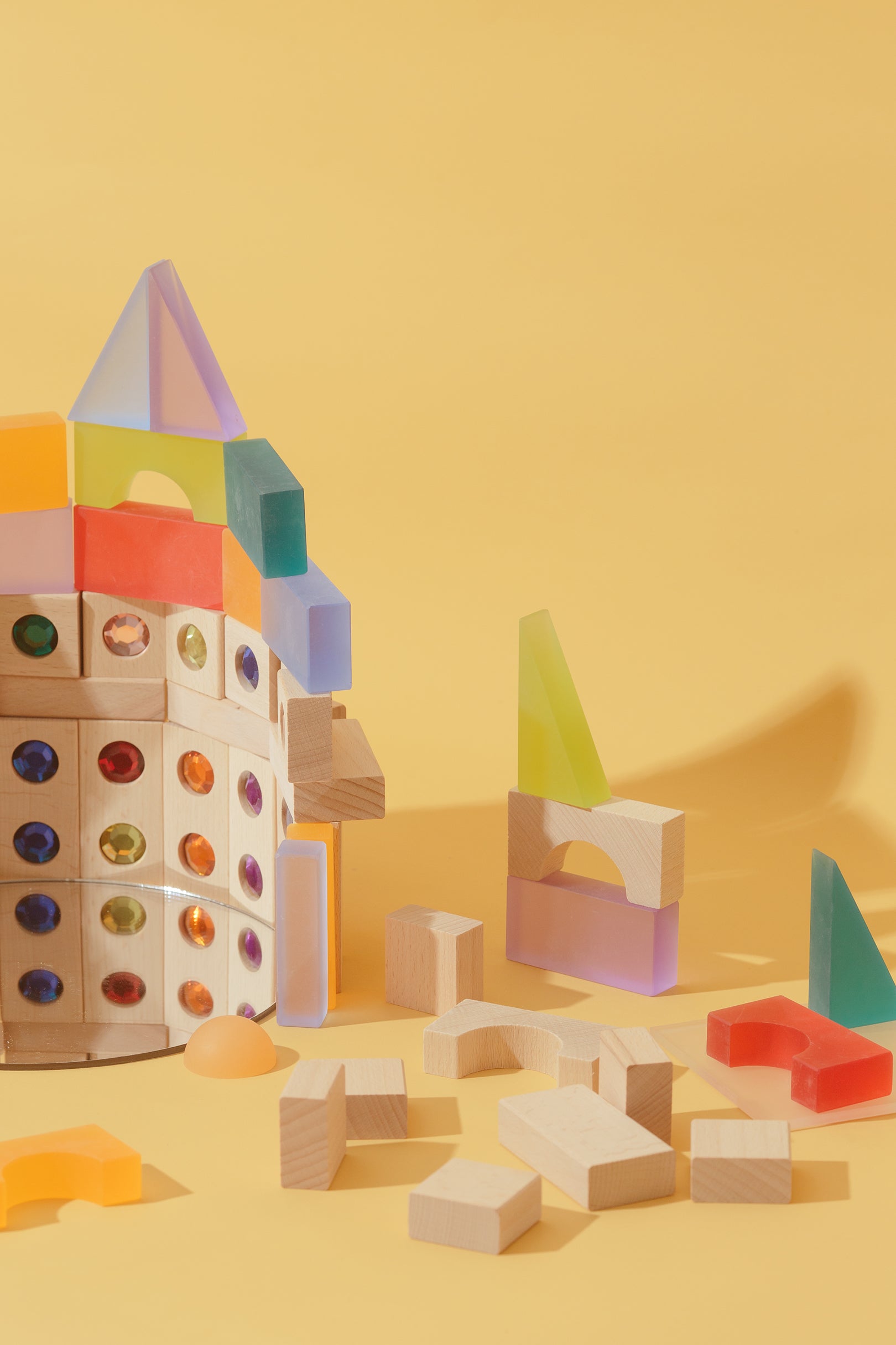 Treasure Blocks in a Velvet Bag | KEKA TOYS