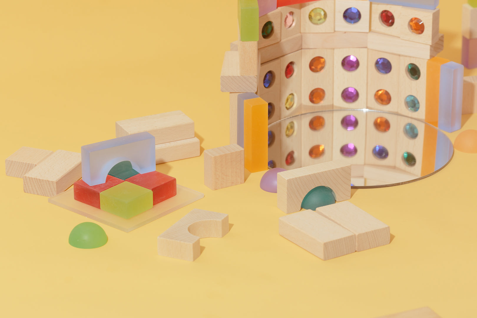 Treasure Blocks in a Velvet Bag | KEKA TOYS