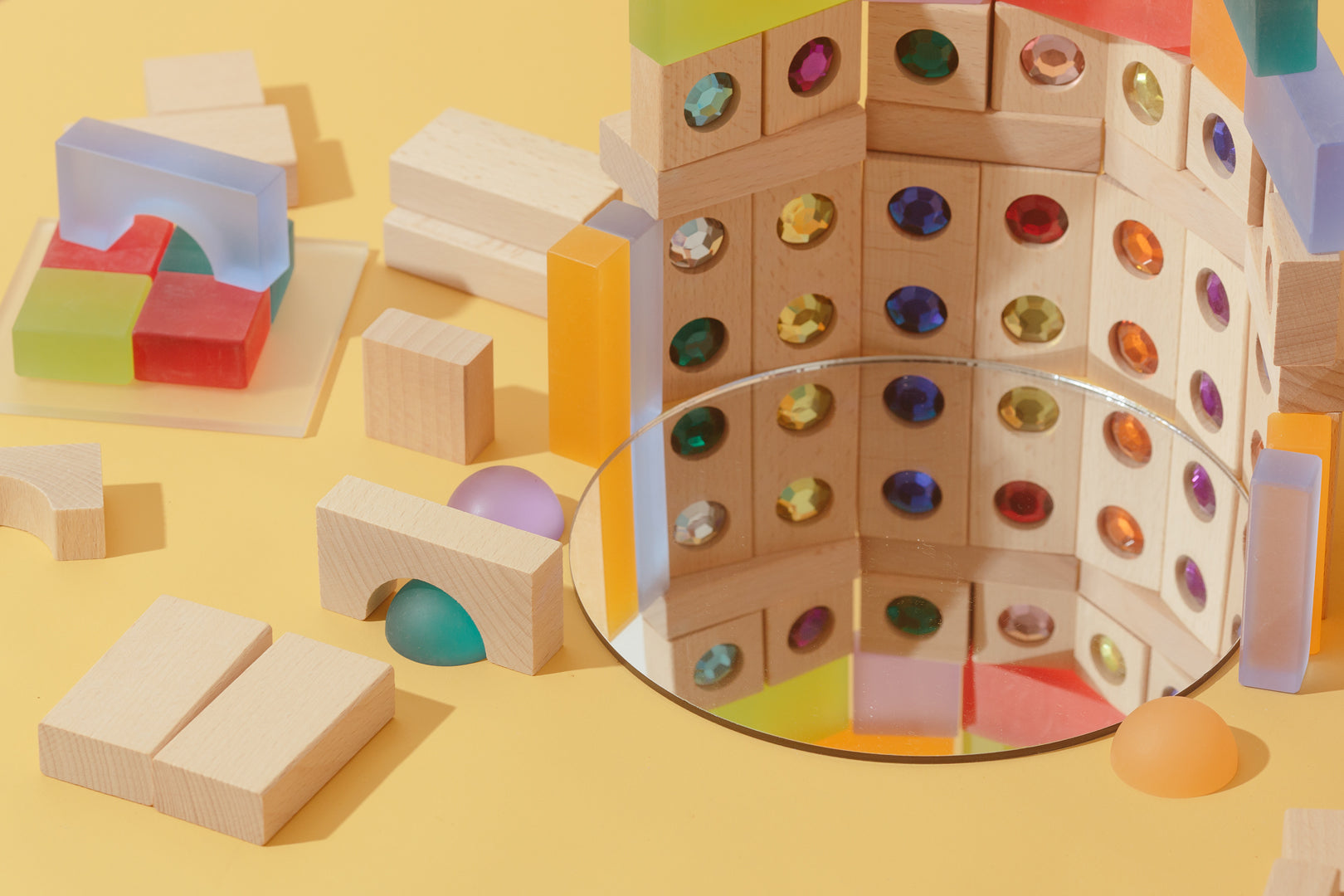 Treasure Blocks in a Velvet Bag | KEKA TOYS