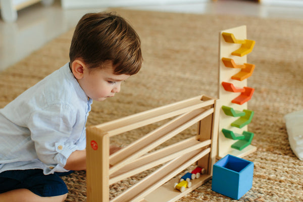 Cascade Tower with Cars Rainbow | KEKA TOYS